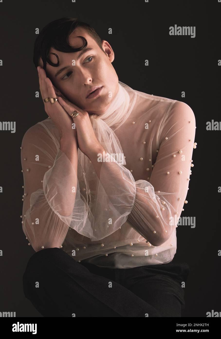 Gender neutral, fashion and Victorian aesthetic with designer clothing ...