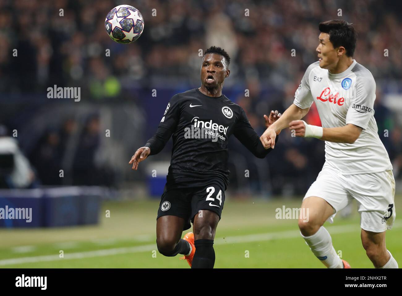 (L-R) Buta (Frankfurt), MinJae Kim (Napoli), FEBRUARY 21, 2023 ...