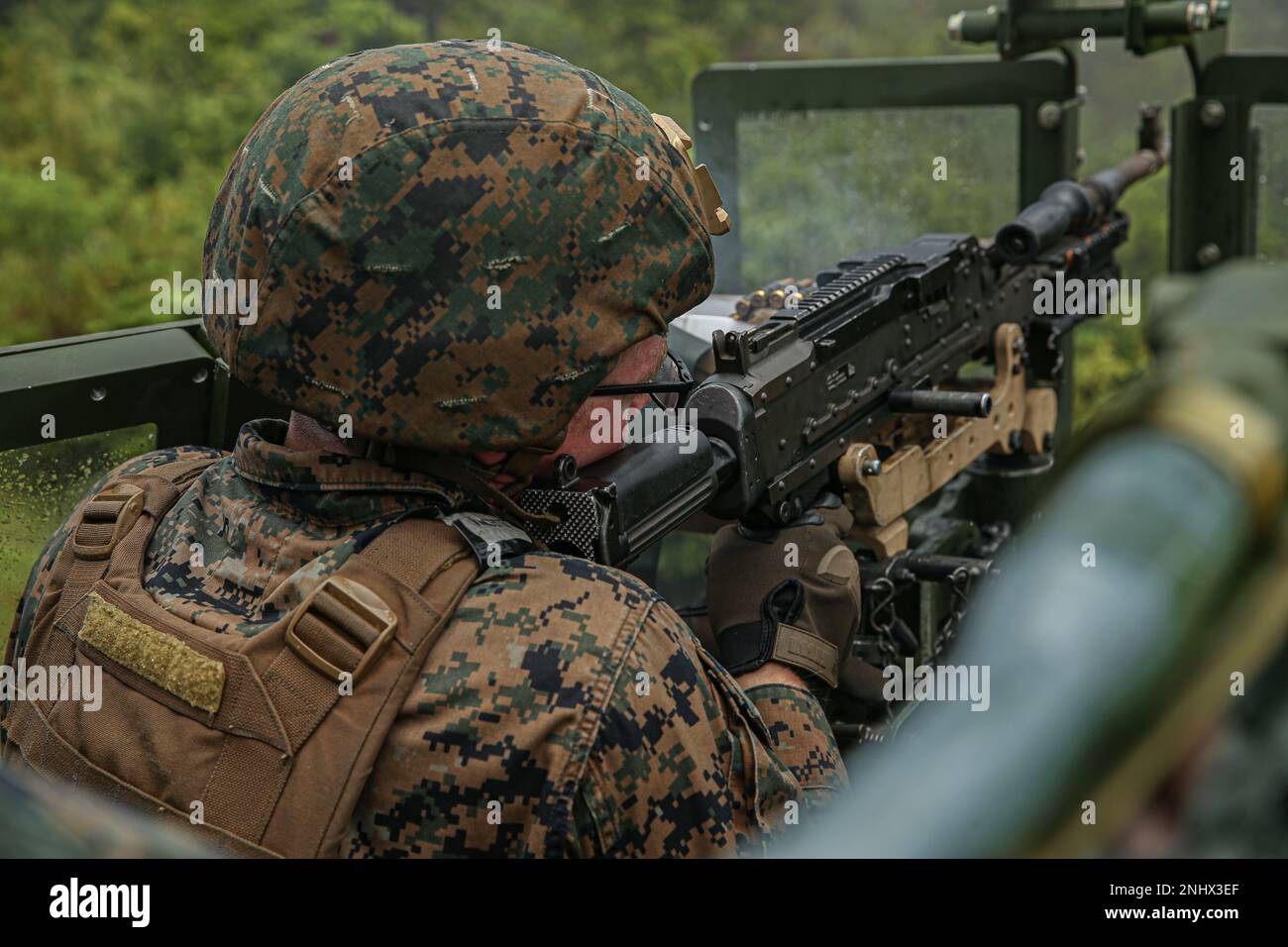 U.S. Marine Corps Staff Sgt. Stephen Beauvais, a training chief with ...