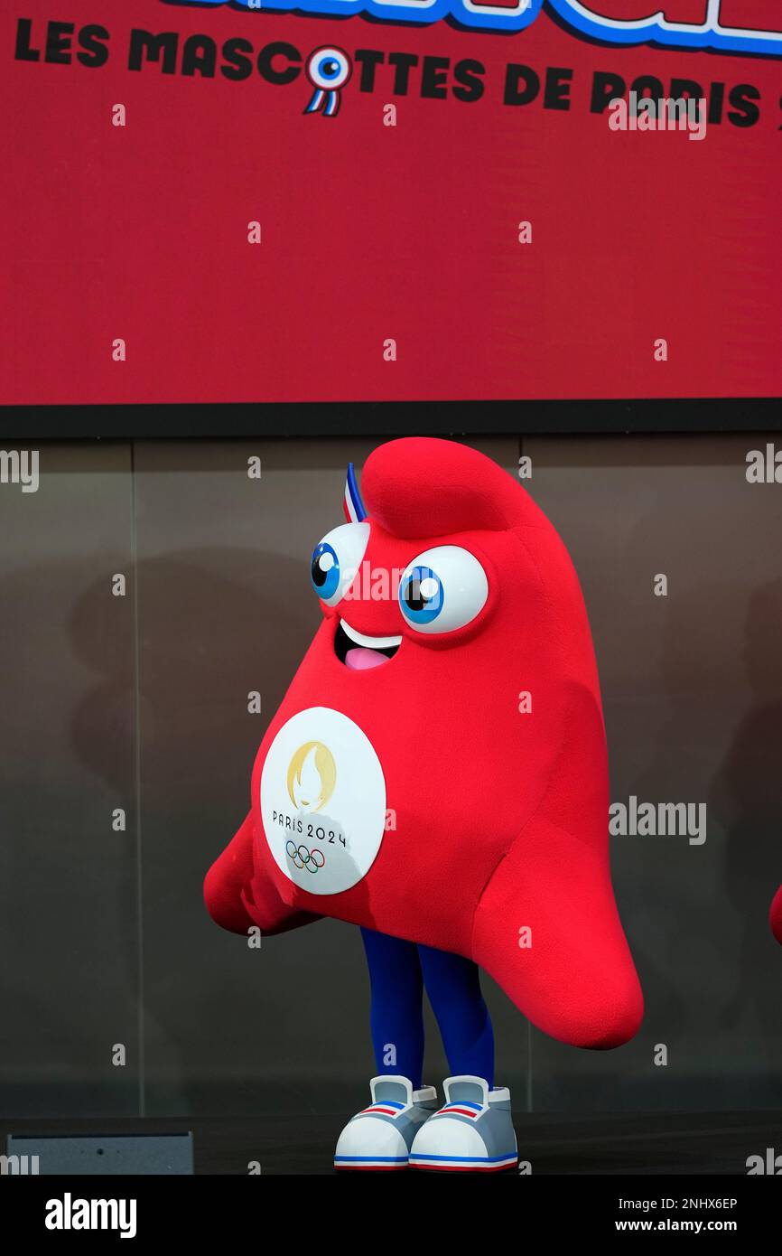 SAINT DENIS, FRANC - NOVEMBER 14: Phryge Mascot of Paris 2024 Olympic ...