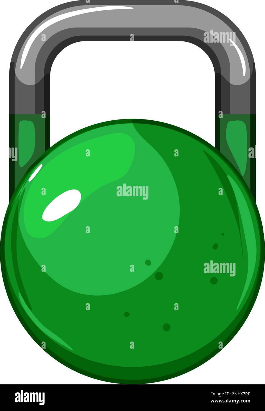 weight fitness kettlebell cartoon vector illustration sign Stock Vector ...