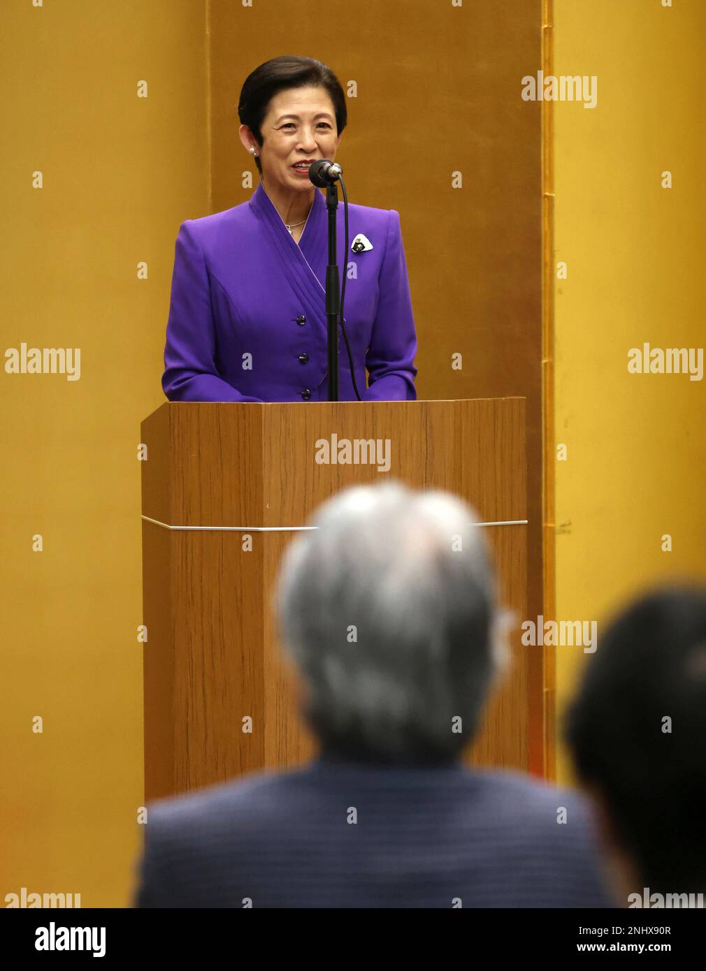 Princess Hisako of Takamado attends an opening ceremony of the Prince ...