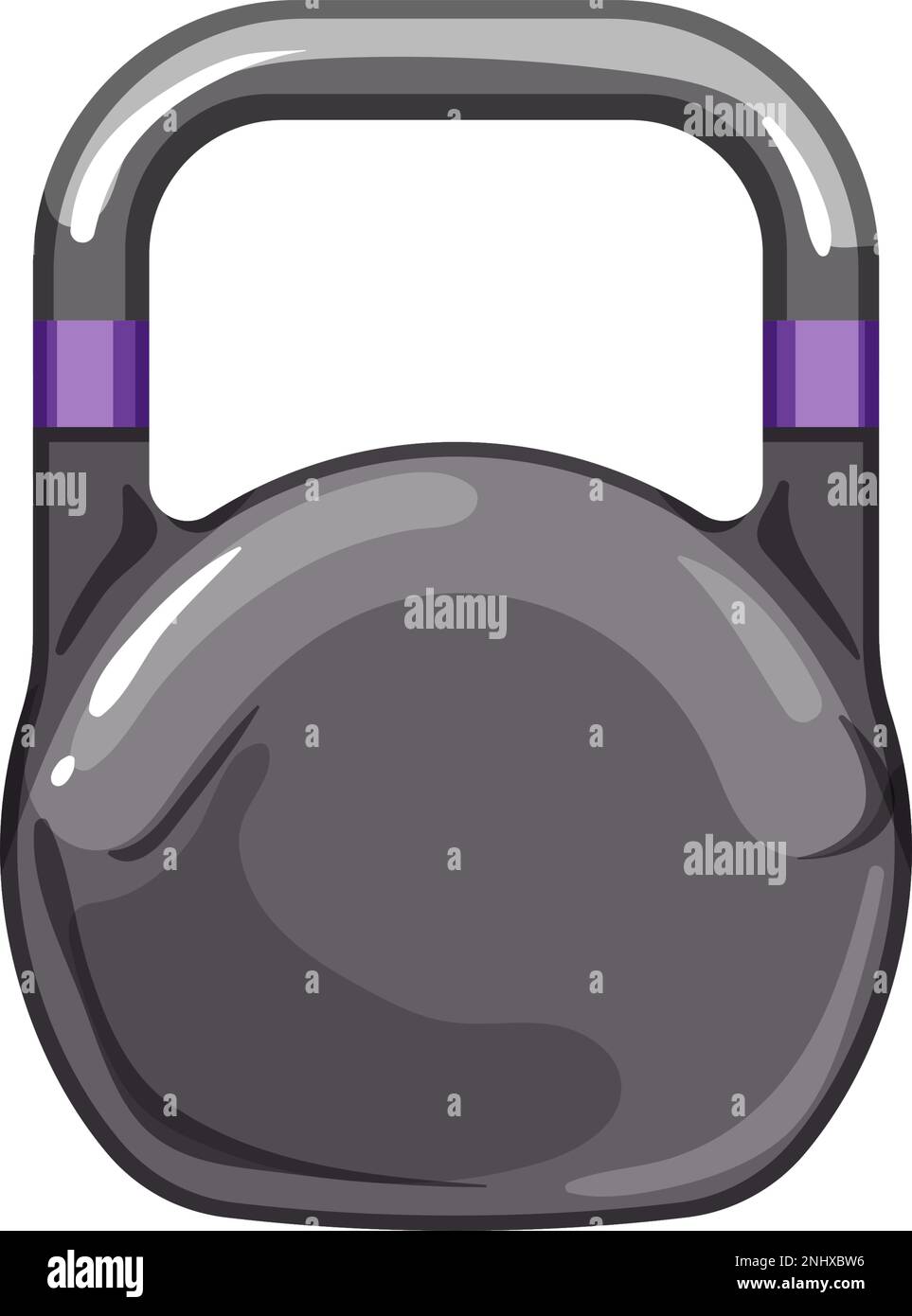 sport fitness kettlebell cartoon vector illustration sign Stock Vector ...