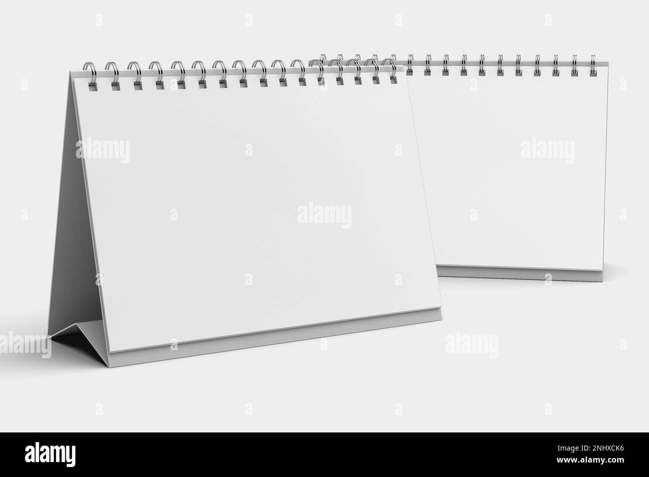Desk Calendar Mockup 3D Rendering Stock Photo - Alamy