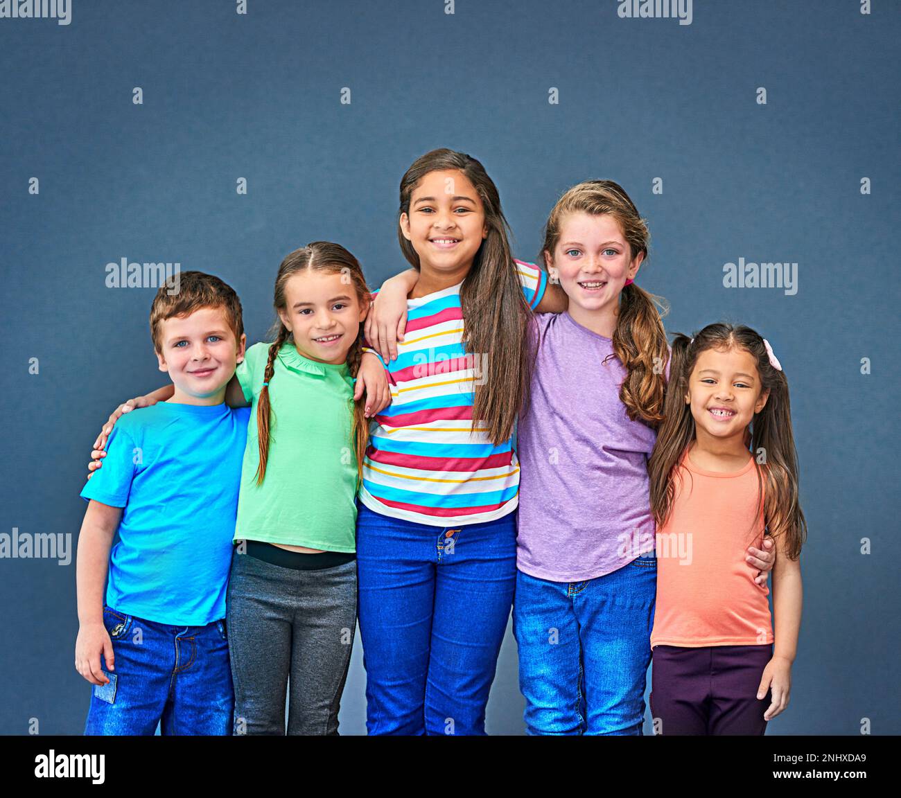 The greatest group of kids around. Studio shot of a diverse group of ...