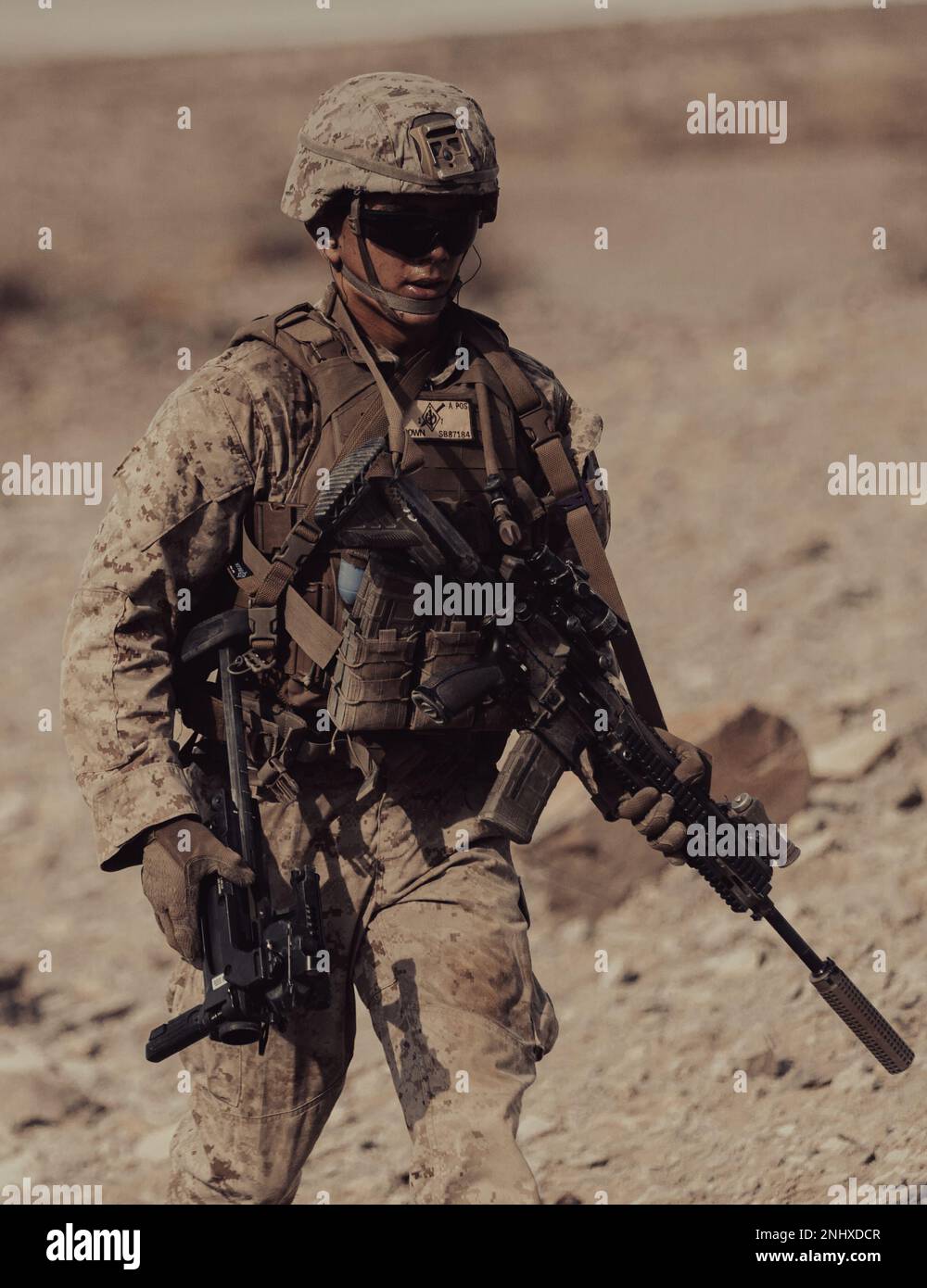 U.S. Marine Corps Pfc. Garrett Brown, an infantry anti-tank missile ...