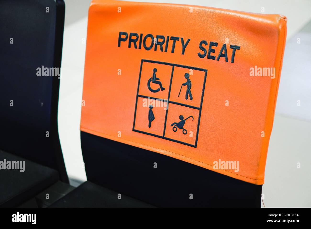 Priority seats at the airport. Priority seats for persons with ...