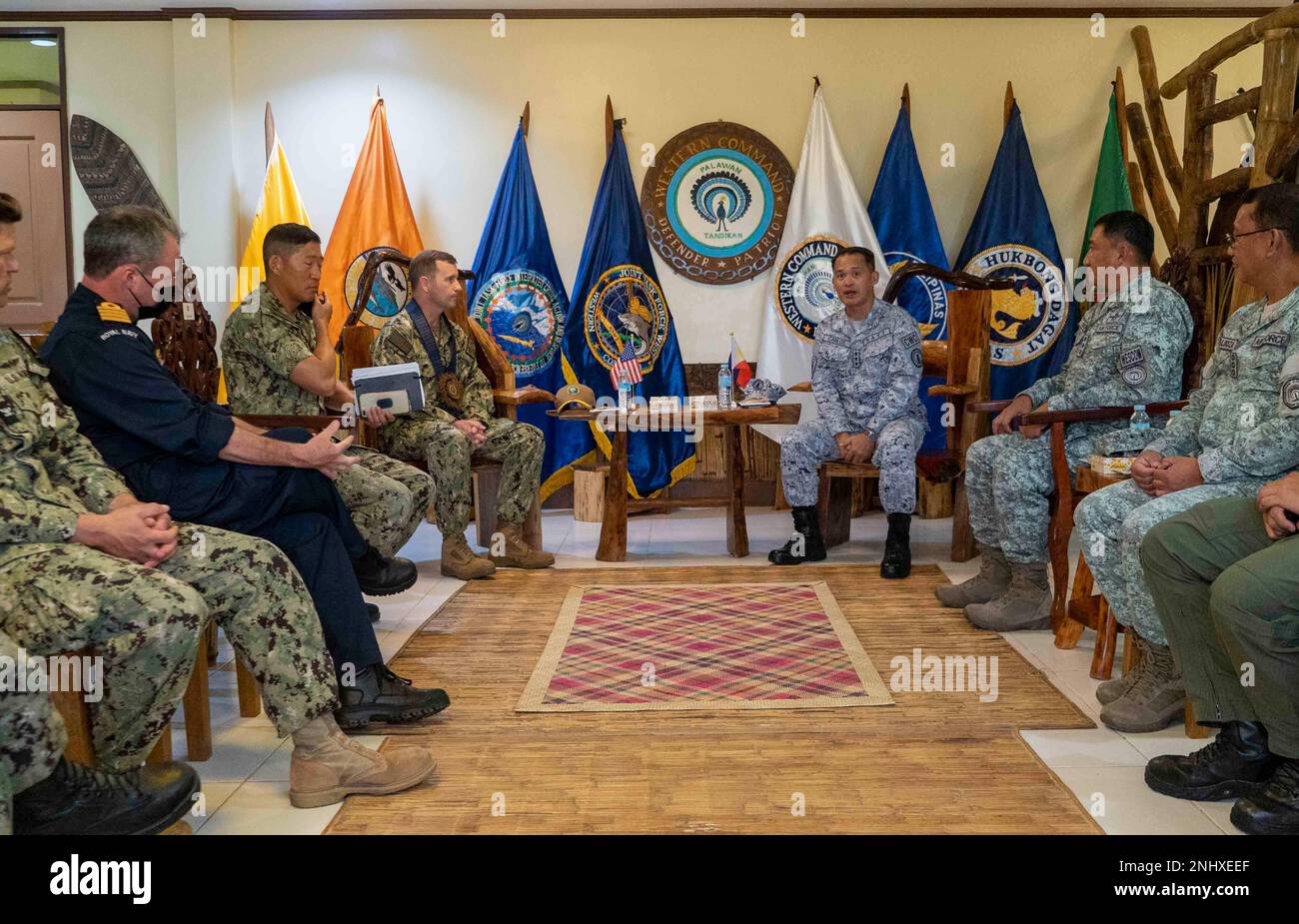 220802-N-HG389-0097 PUERTO PRINCESA Philippines (Aug. 2, 2022) Rear Adm ...