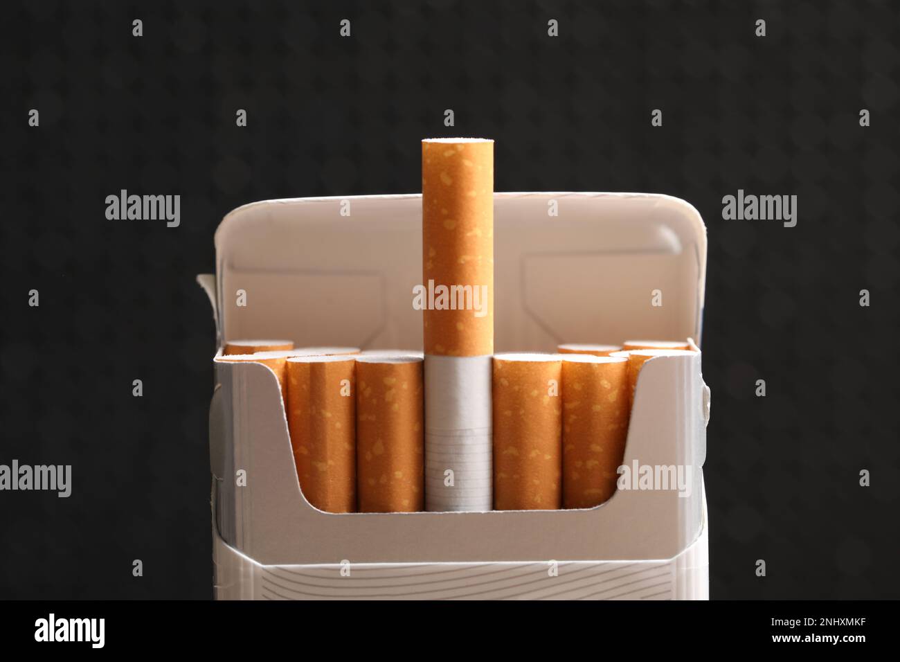 Open pack cigarettes orange hi-res stock photography and images - Alamy