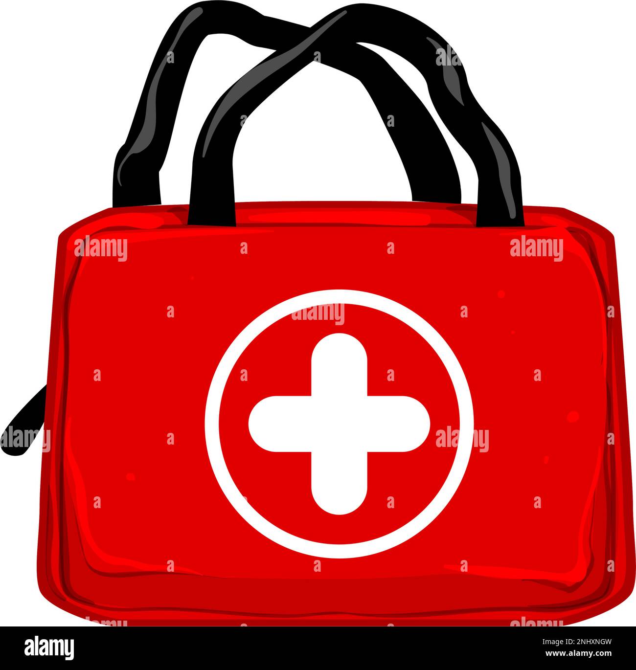 care first aid kit cartoon vector illustration Stock Vector Image & Art ...