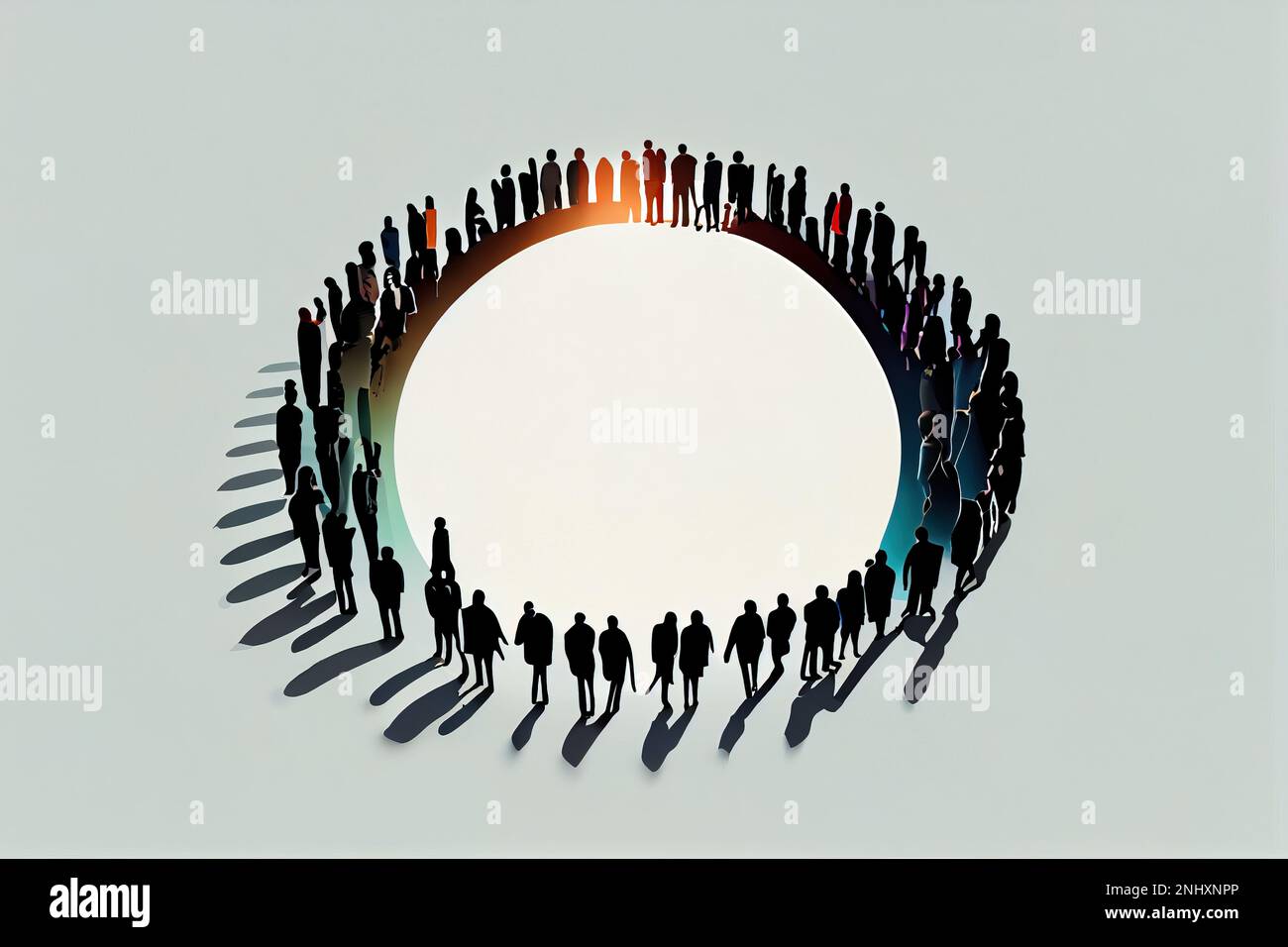 Abstract men hands circle hi-res stock photography and images - Alamy
