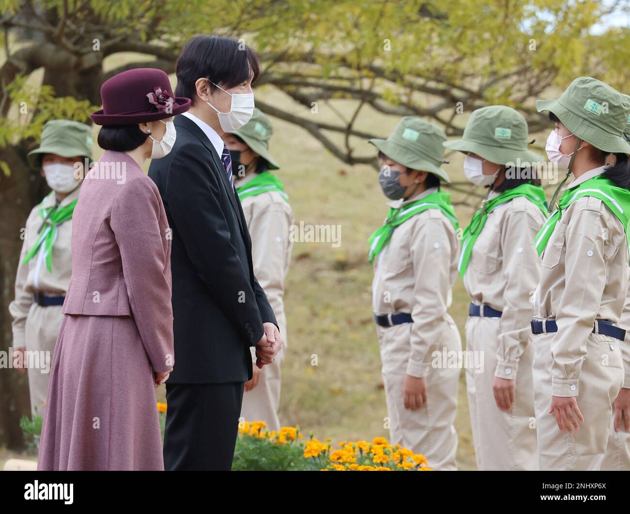 Japanese Crown Prince Akishino (Fumihito) and his wife Crown Princess ...