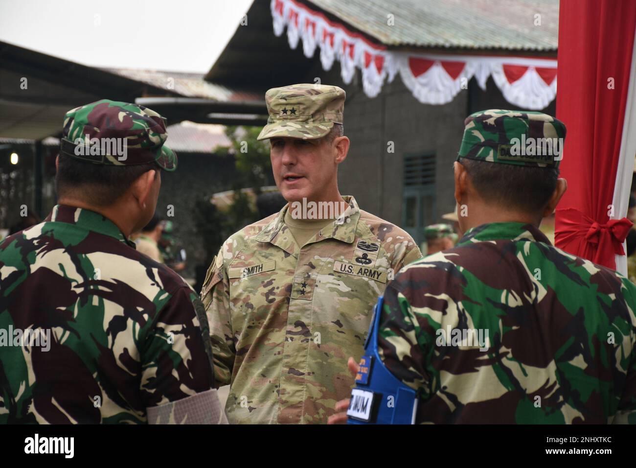 U.S. Army Maj. Gen. Stephen Smith, the commanding general of the 7th ...