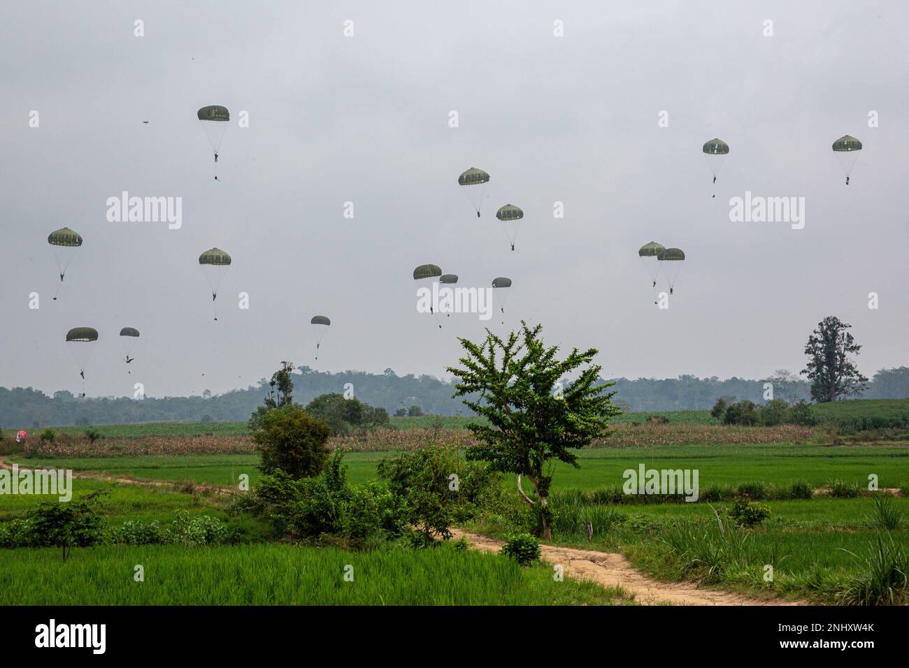 Paratroopers with 1st Special Forces Group (Airborne), Japan Ground ...