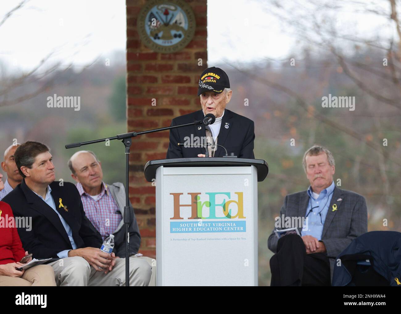 Capt. Jerry Neal, U.S. Army Air Corps veteran and guest speaker, shares ...