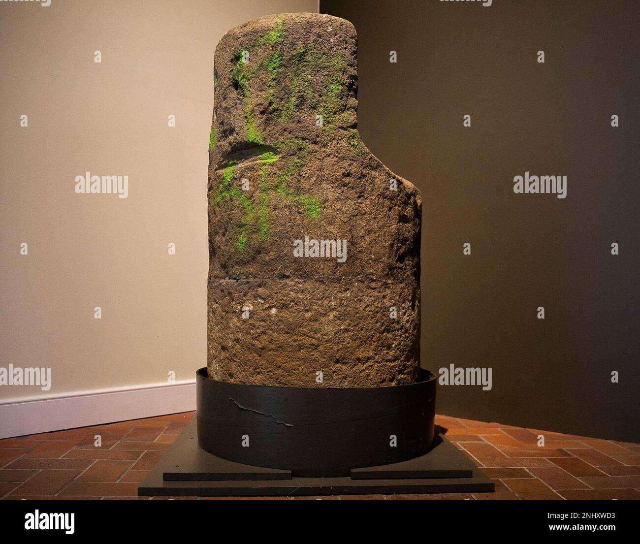 The slave auction block that once sat on the corner of William and ...