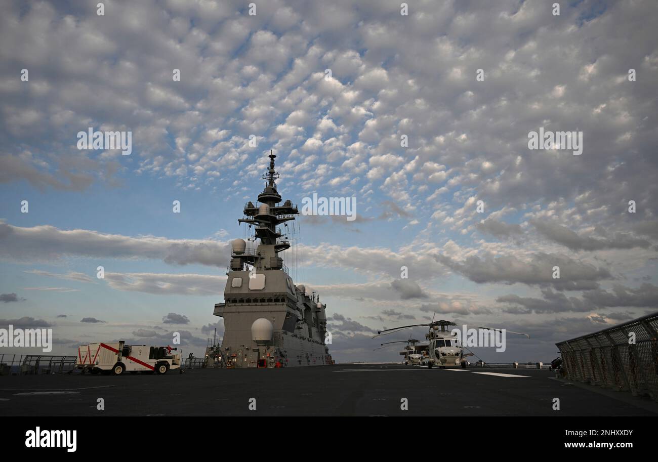 Japanese Maritime Self-Defense Forces deploy its SH 60 K helicopter on ...