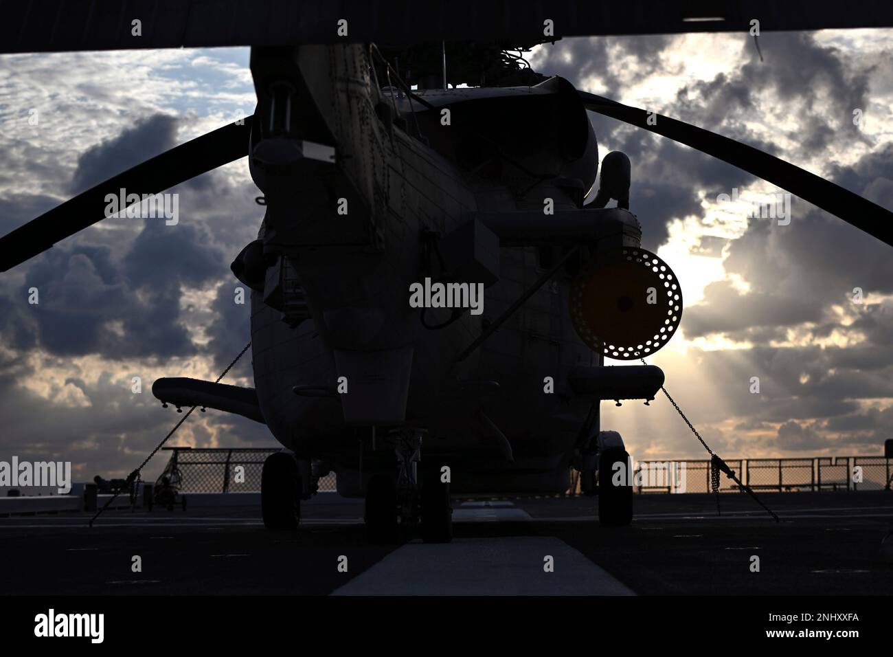 Japanese Maritime Self-Defense Forces deploy its SH 60 K helicopter on ...