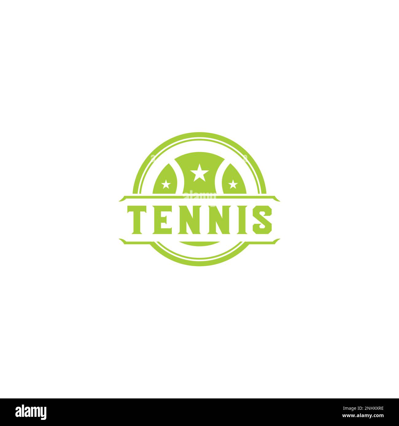 tennis logo label. Vector illustration Stock Vector Image & Art - Alamy