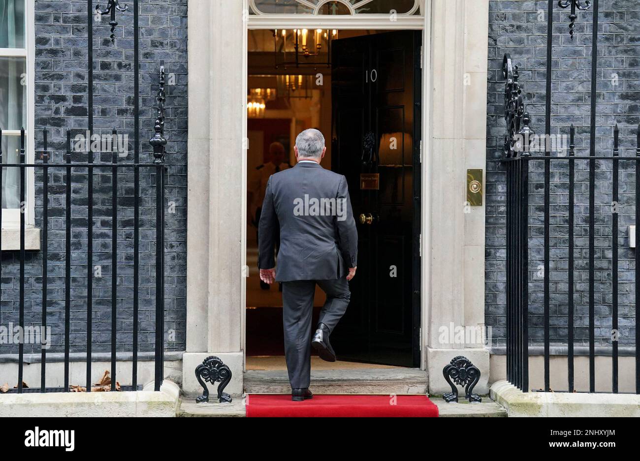 King Abdullah II of Jordan enters 10 Downing Street ahead of his ...