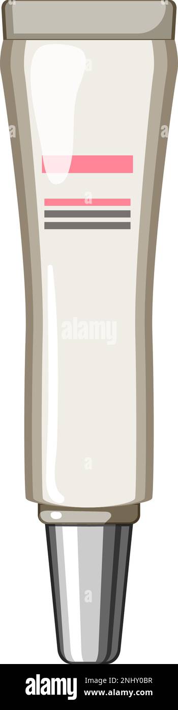 beauty eye cream cartoon vector illustration color Stock Vector Image ...