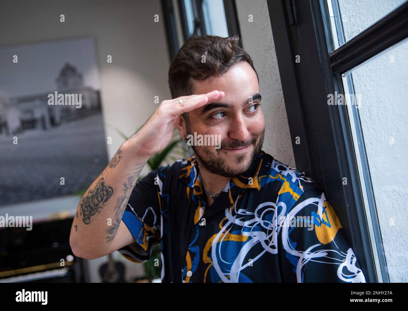 Singer Beret poses during an interview for Europa Press, at Warner ...