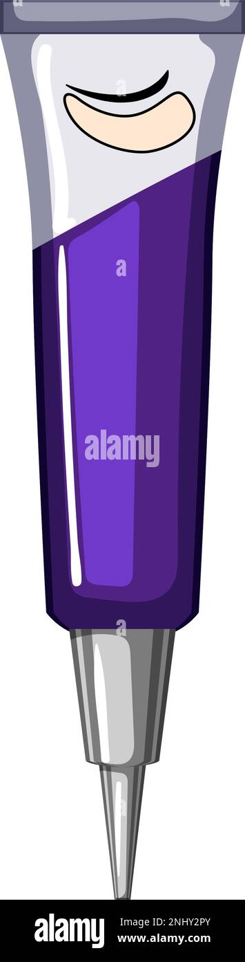 cosmetic eye cream cartoon vector illustration color Stock Vector Image ...