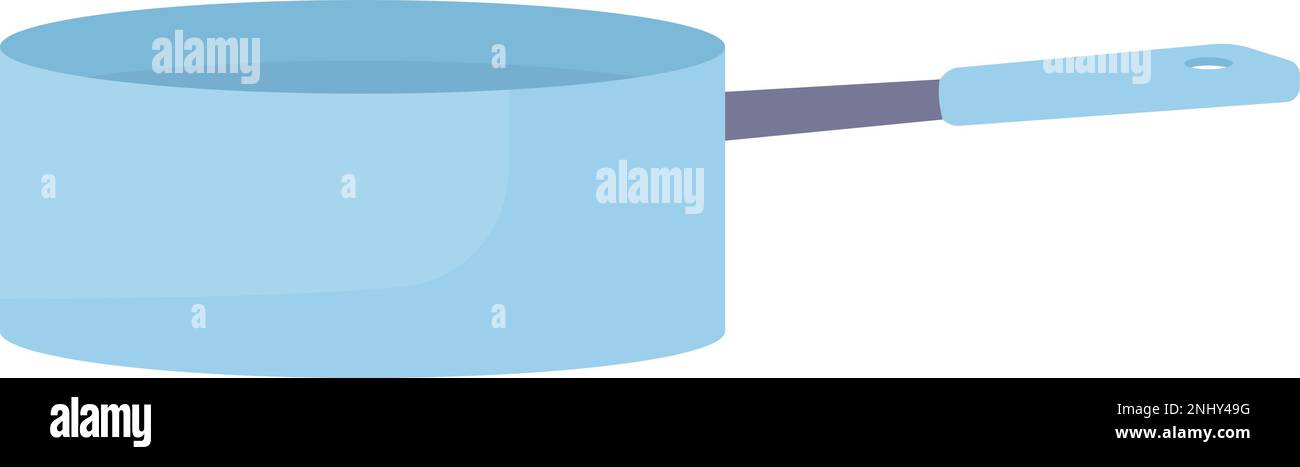 Blue enamel pan Stock Vector Images - Alamy