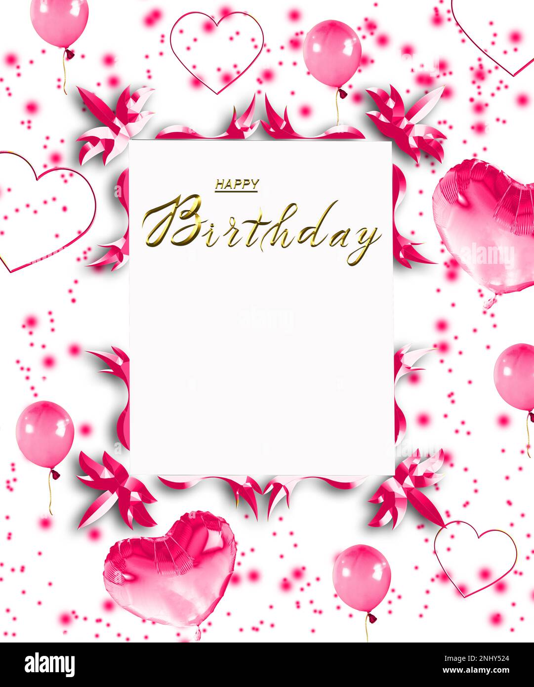 Happy birthday banner design festive Cut Out Stock Images & Pictures ...
