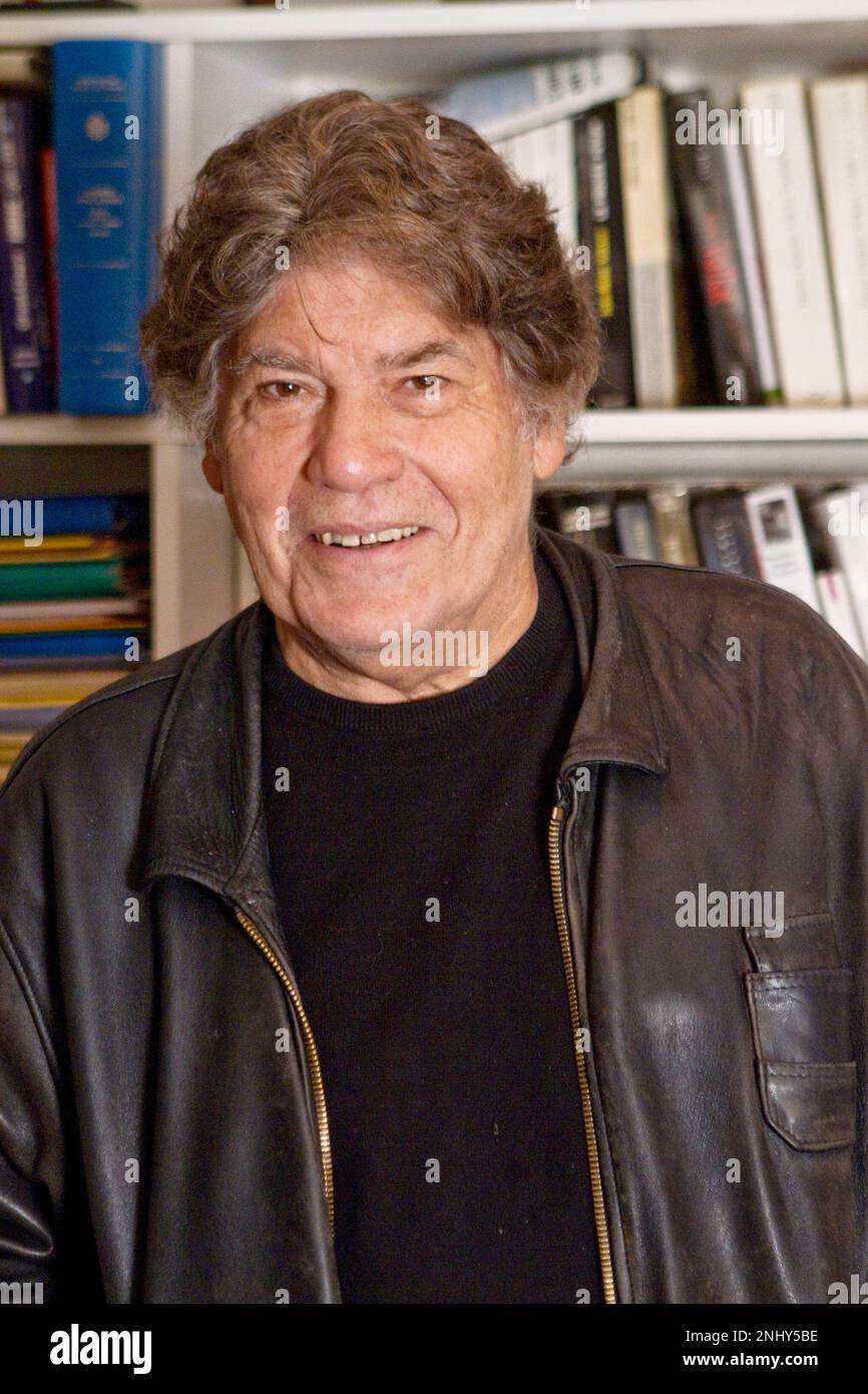 PIERRE PEAN FRENCH INVESTIGATIVE JOURNALIST AT HOME Stock Photo - Alamy