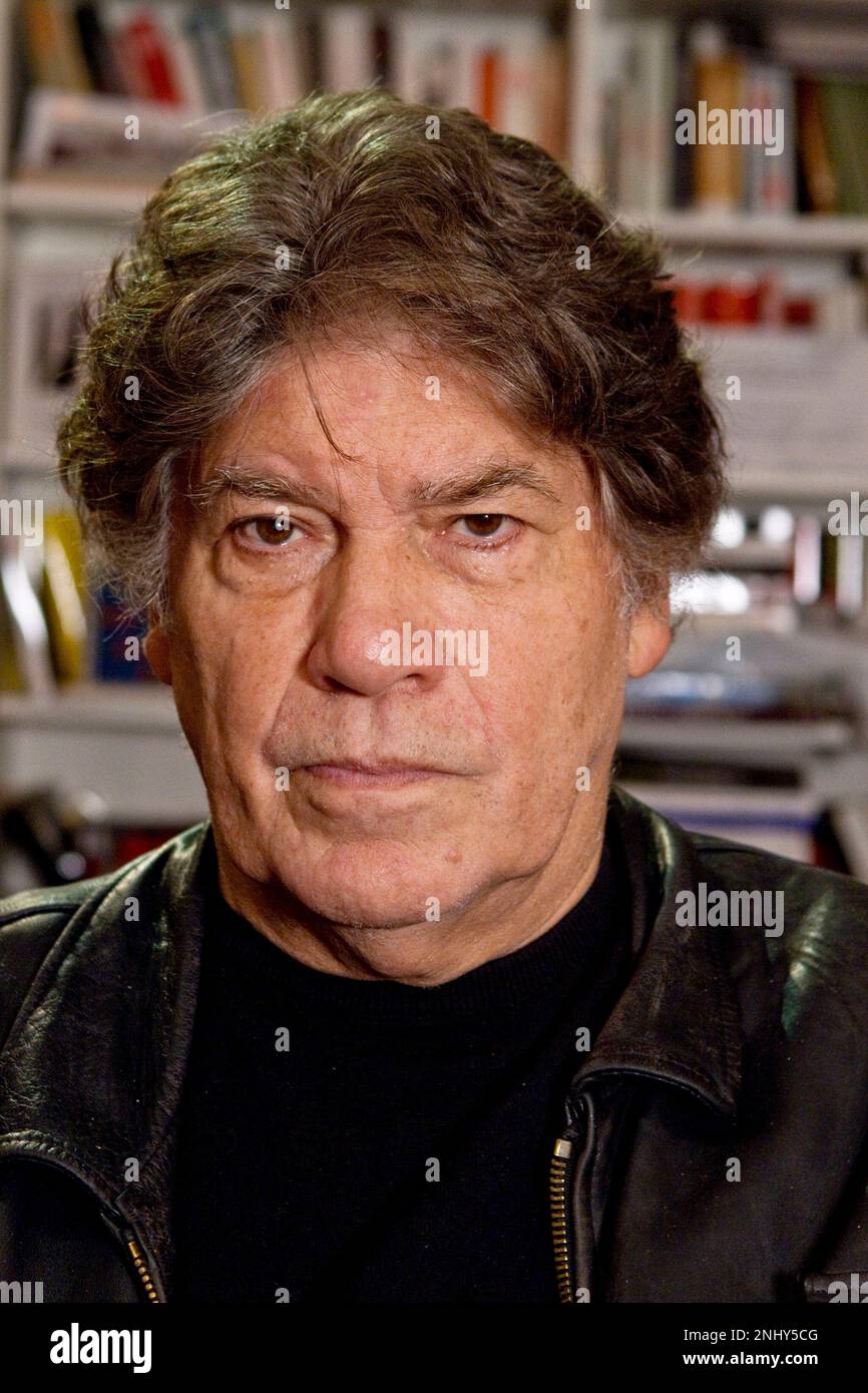 PIERRE PEAN FRENCH INVESTIGATIVE JOURNALIST AT HOME Stock Photo - Alamy