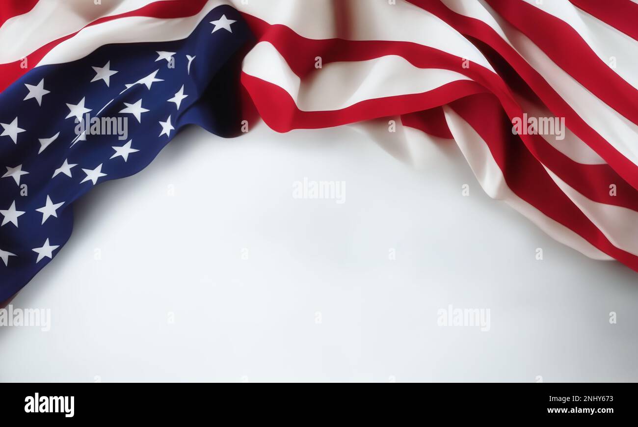 US flag. Its vivid colors and dynamic movement for projects related to ...