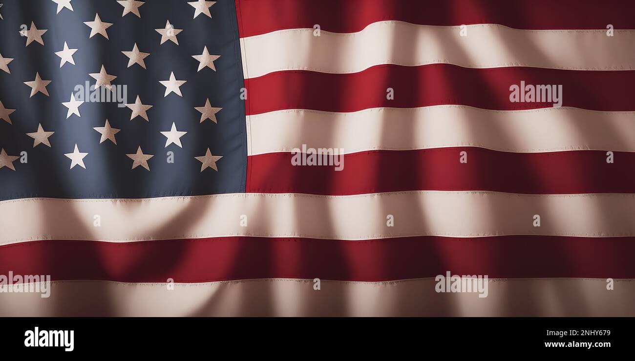 USA flag. Patriotic and inspiring image for Fourth of July celebrations ...