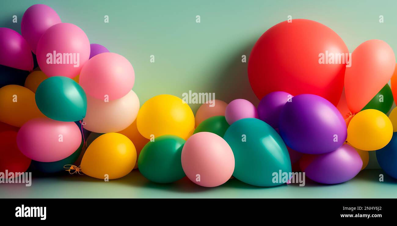 Colorful, vibrant, and fun-filled image featuring an assortment of ...
