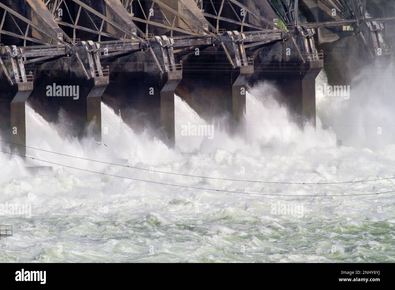 John Day Lock & Dam is located 216 miles upriver from the mouth of the ...