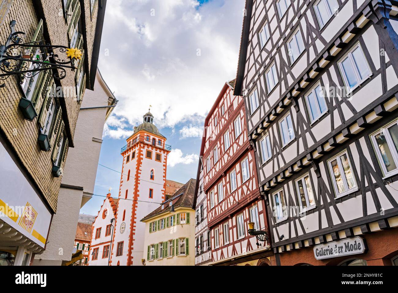 Mosbach historic centre (Odenwald region/Germany Stock Photo - Alamy
