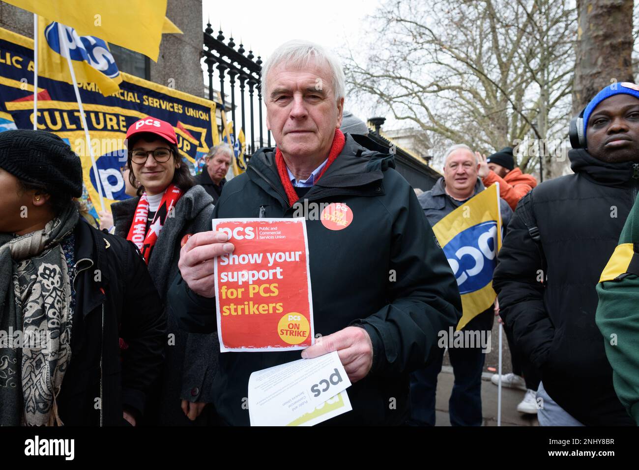 John McDonnell, Labour MP for Hayes and Harlington, joins workers from ...