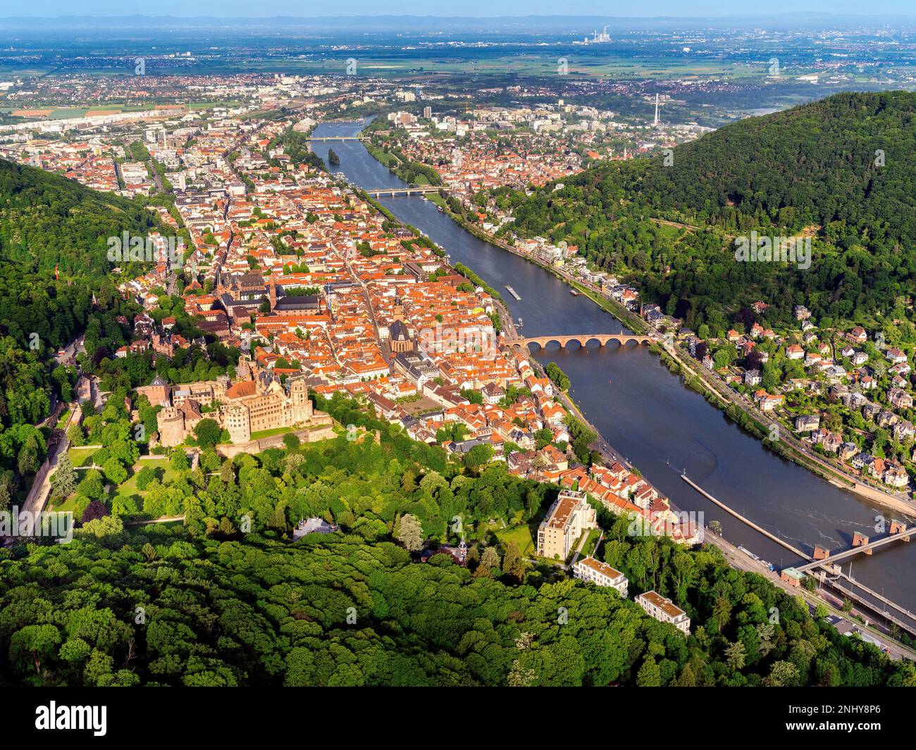 Heidelberg castle above city hi-res stock photography and images - Alamy