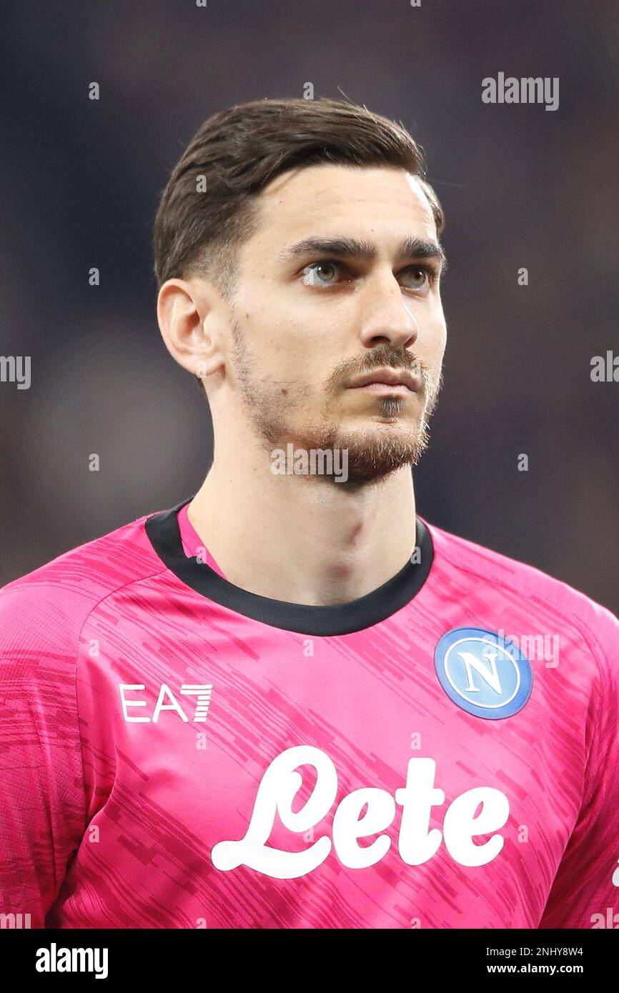 Frankfurt, Germany. 21st Feb, 2023. Alex Meret (Napoli) Football/Soccer ...