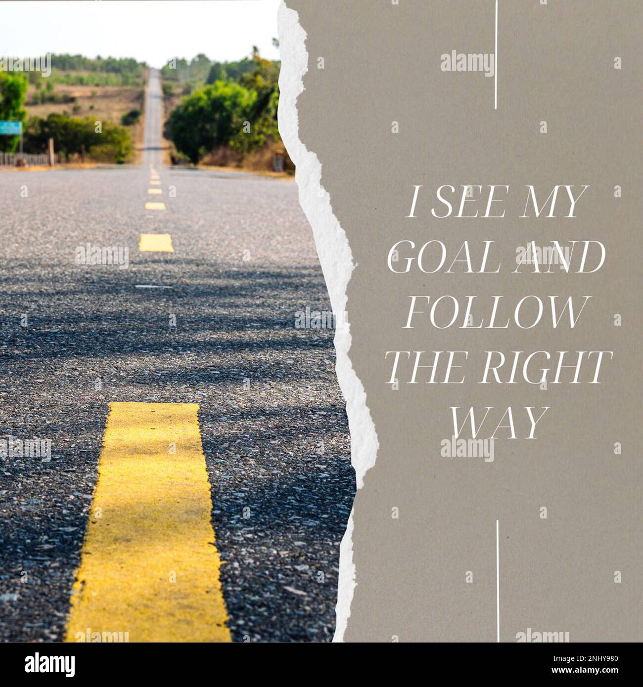 Affirmation about goal and right way. Never Stop Motivational quote ...