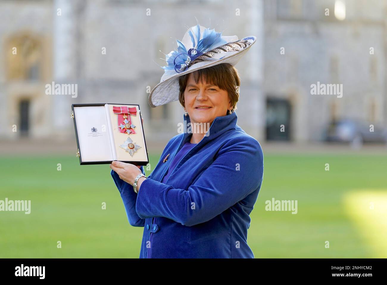 Arlene Foster after being made a Dame Commander of the British Empire ...