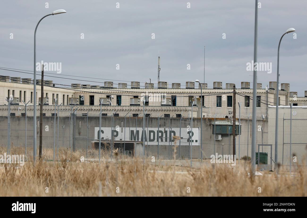 Outside the Alcalá-Meco penitentiary center, on November 8, 2022, in ...
