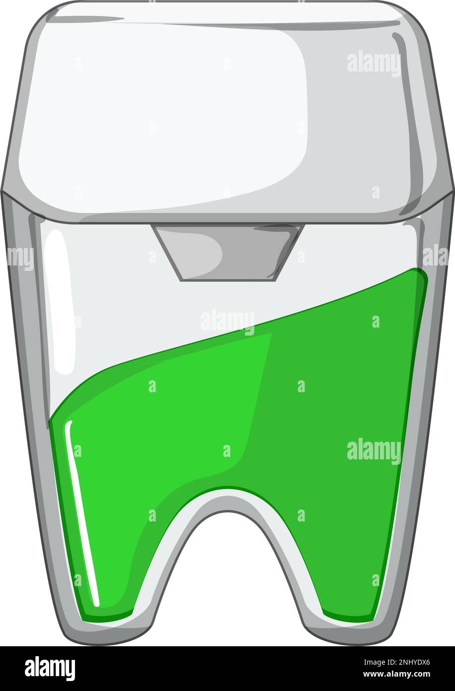 health dental floss cartoon vector illustration color Stock Vector ...