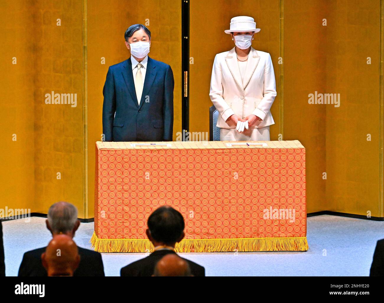 Japan's Emperor Naruhito and Empress Masako attend the 60th anniversary ...