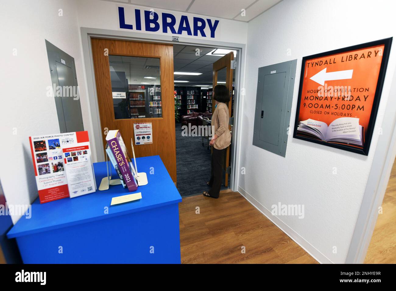 Emily Copeland, 325th Force Support Squadron library technician ...