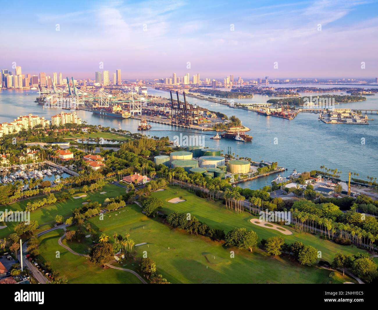 Fisher Island,private Island and Downtown Miami, Miami,South Florida ...