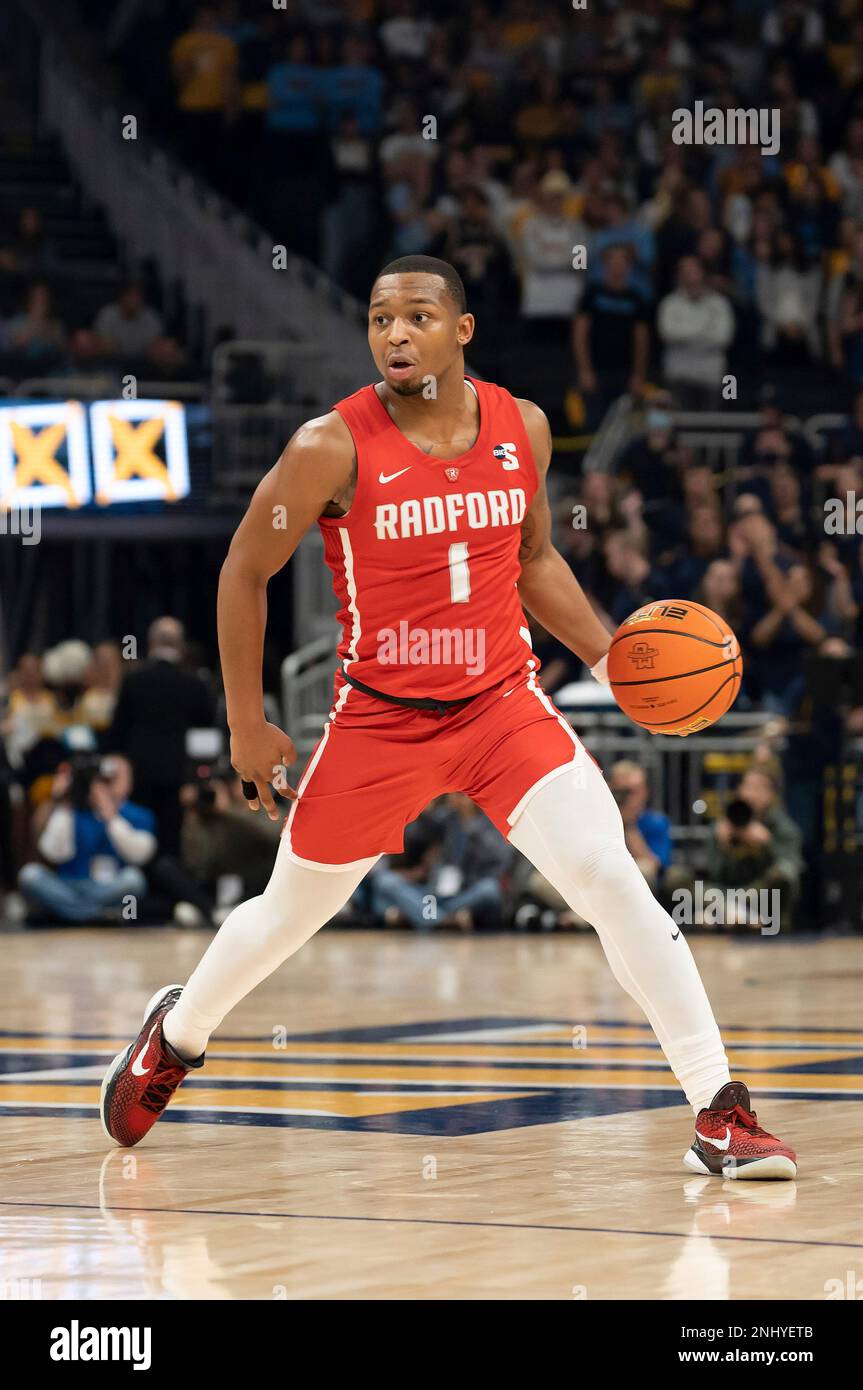 November 7, 2022: Radford Highlanders guard DaQuan Smith #1 brings the ...