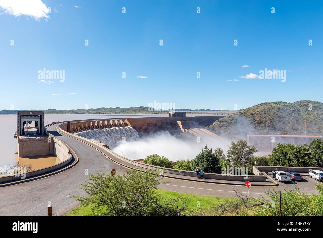 Gariepdam, South Africa - Feb 21, 2022: The largest dam in South Africa ...