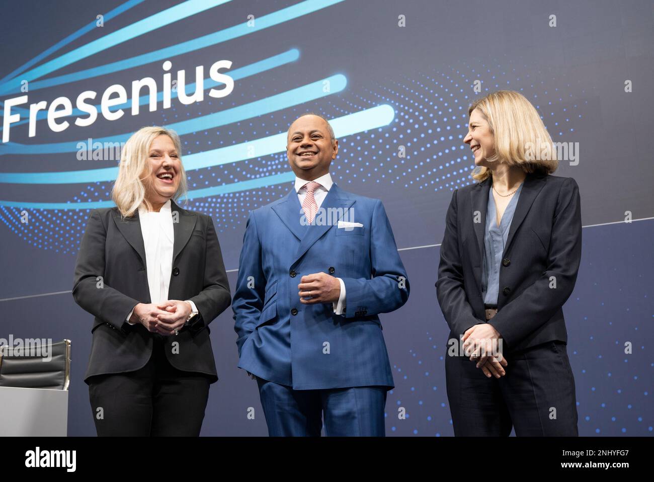 Bad Homburg, Germany. 22nd Feb, 2023. Helen Giza (l-r), Chairman of the ...