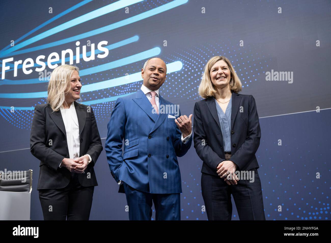Bad Homburg, Germany. 22nd Feb, 2023. Helen Giza (l-r), Chairman of the ...